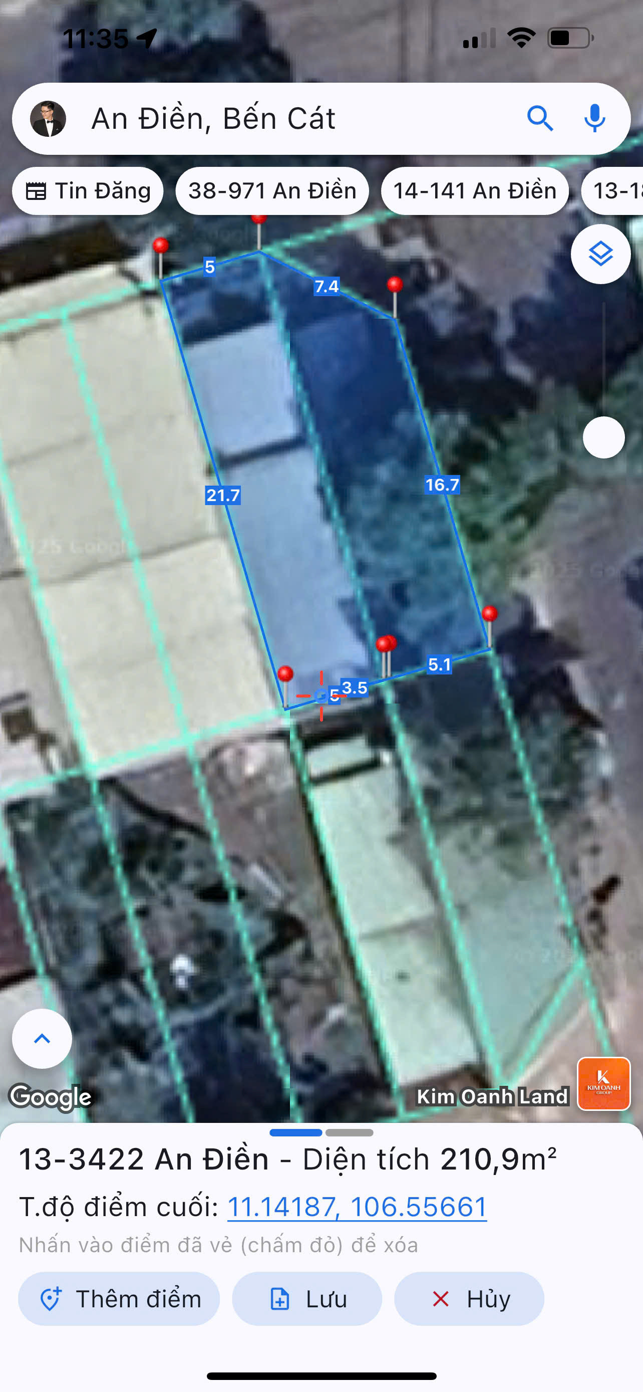 Cặp Góc Kinh Doanh 212m2 An Điền , Bến Cát - Ngay Cạnh Khu Công Nghiệp ...