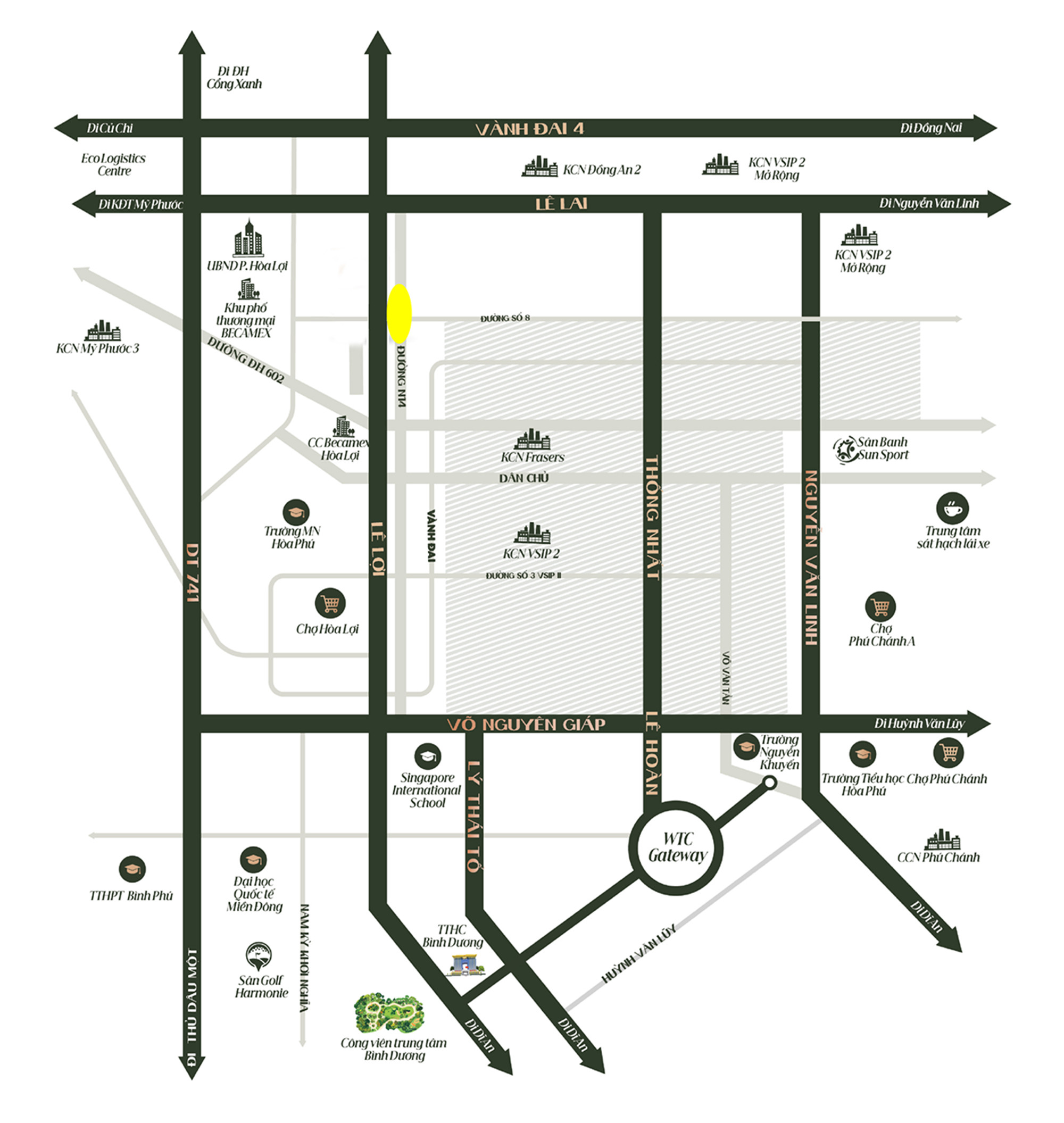 Chuyển nhượng dự án Nhà phố Shophouse mặt tiền Lê Lợi, TP Mới Bình ...