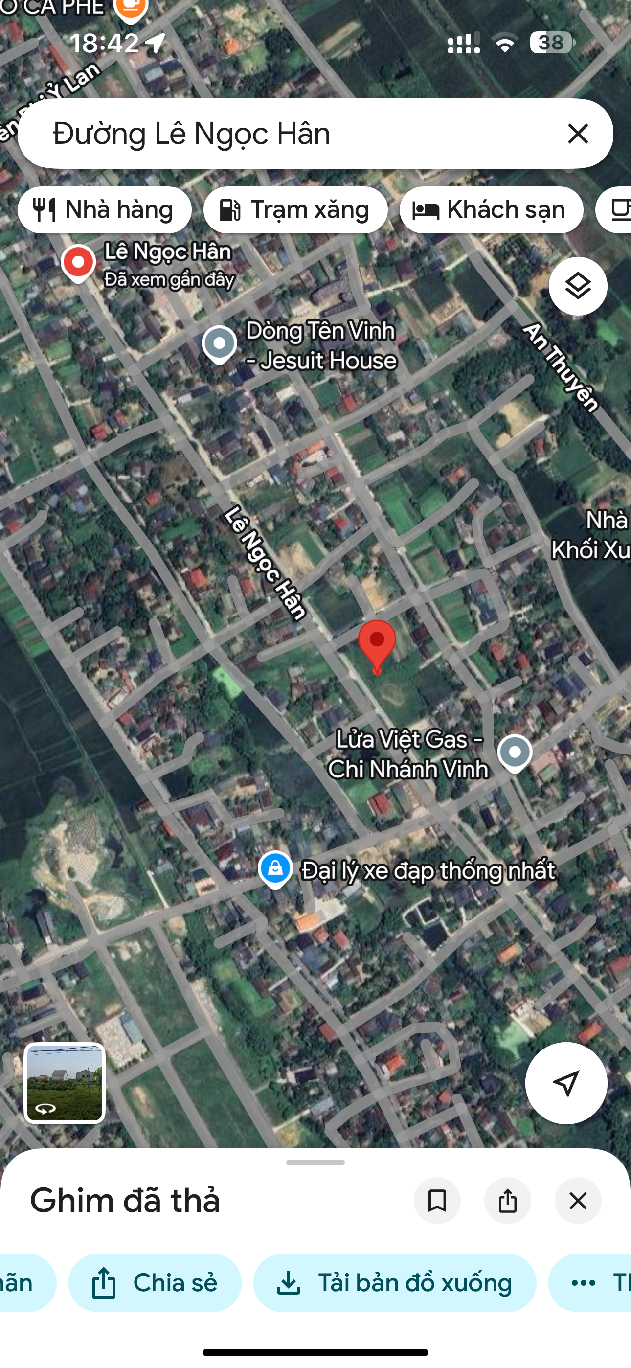 cần bán đất mặt đường Lê Ngọc Hân