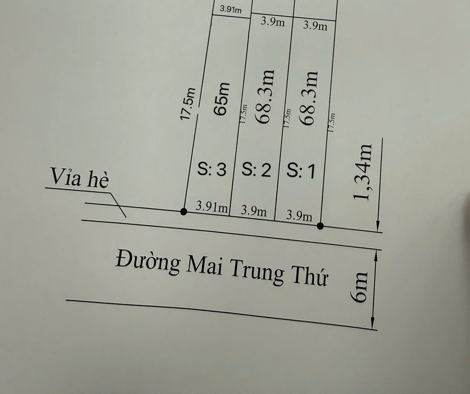 Bán 3 Lô Liền Kề Đất Mặt Đường Mai Trung Thứ – Cạnh TĐC Điểm 3, Đằng ...