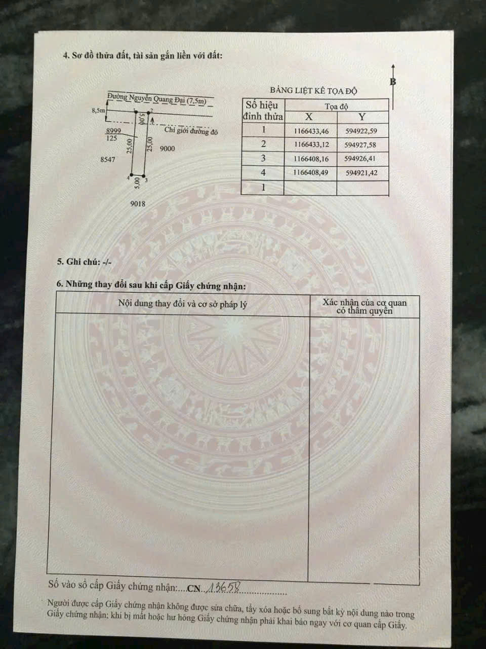 Bán 2 lô thổ cư mặt tiền Nguyễn Quang Đại , xã Mỹ Lệ dt 125 m2 giá 1,2 ...