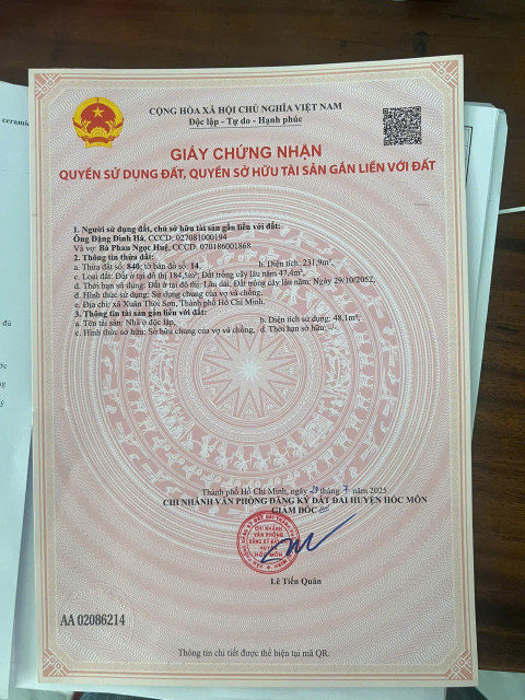 Đất 232m2 mt xts 28d