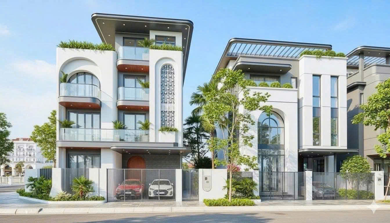 SHOPHOUSE 2 MẶT THOÁNG, VIEW CÔNG VIÊN, TẶNG SÂN VƯỜN SAU NHÀ 20M