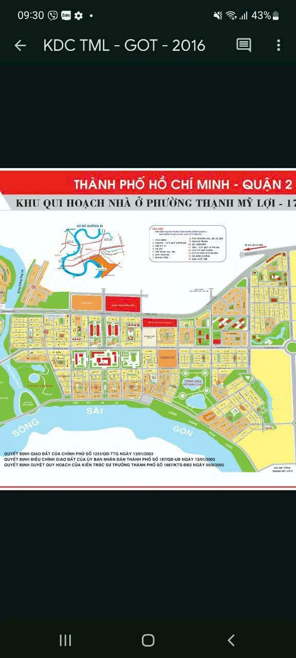 Cho thuê đất Huy Hoàng Thạnh Mỹ Lợi, 15m x 20m, đường 20m, gần sông