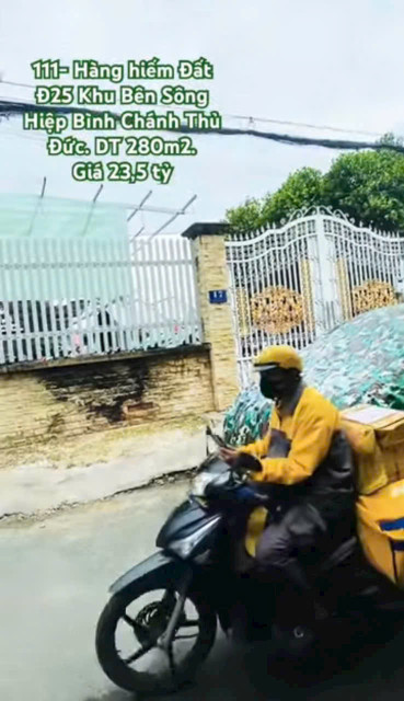 BDS HVL 111- Hàng hiếm : đất xây dựng tự do ở đường số 25 , p Hiệp Bình Chánh , Tp Thủ Đức