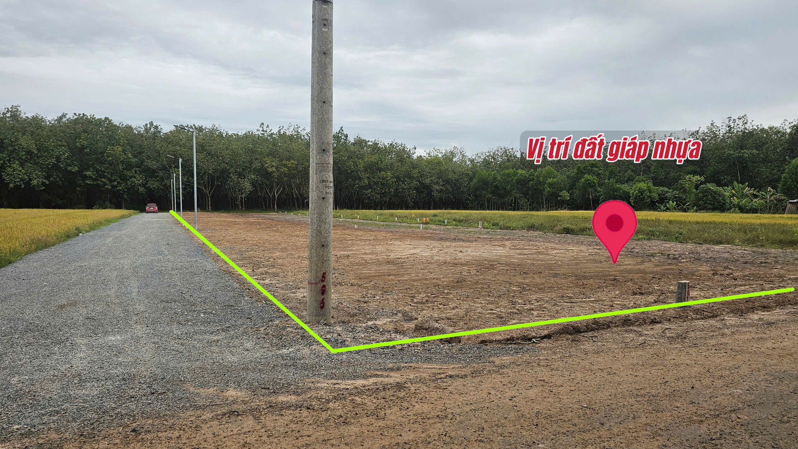 Đất thổ cư mặt tiền Nhựa ngang 5m giá 289 triệu Xã Cầu Khởi