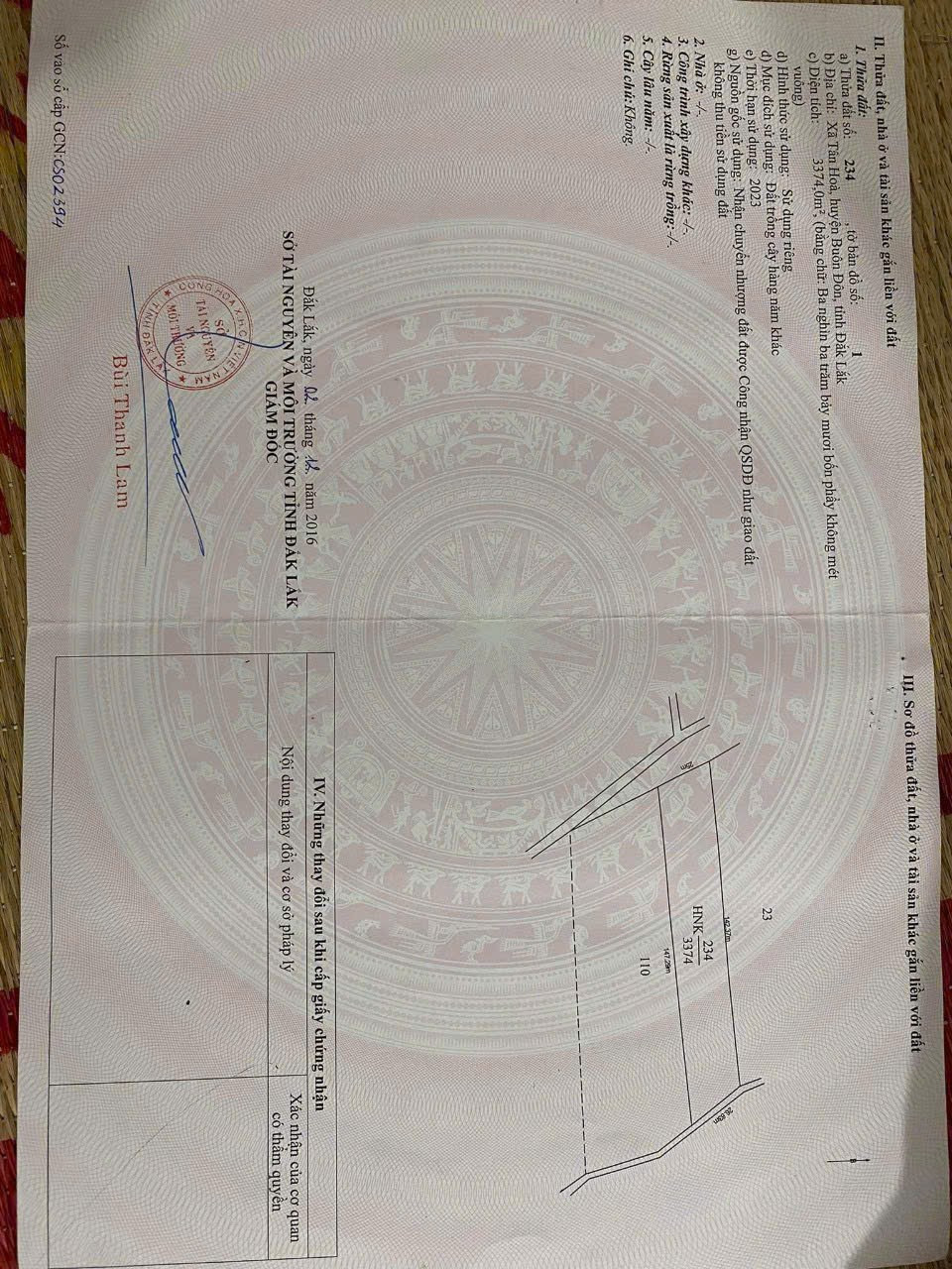 3,3 sào đất Quy Hoạch Full Hồng, QH 2 mặt tiền trước sau, ngang 25m giá ...