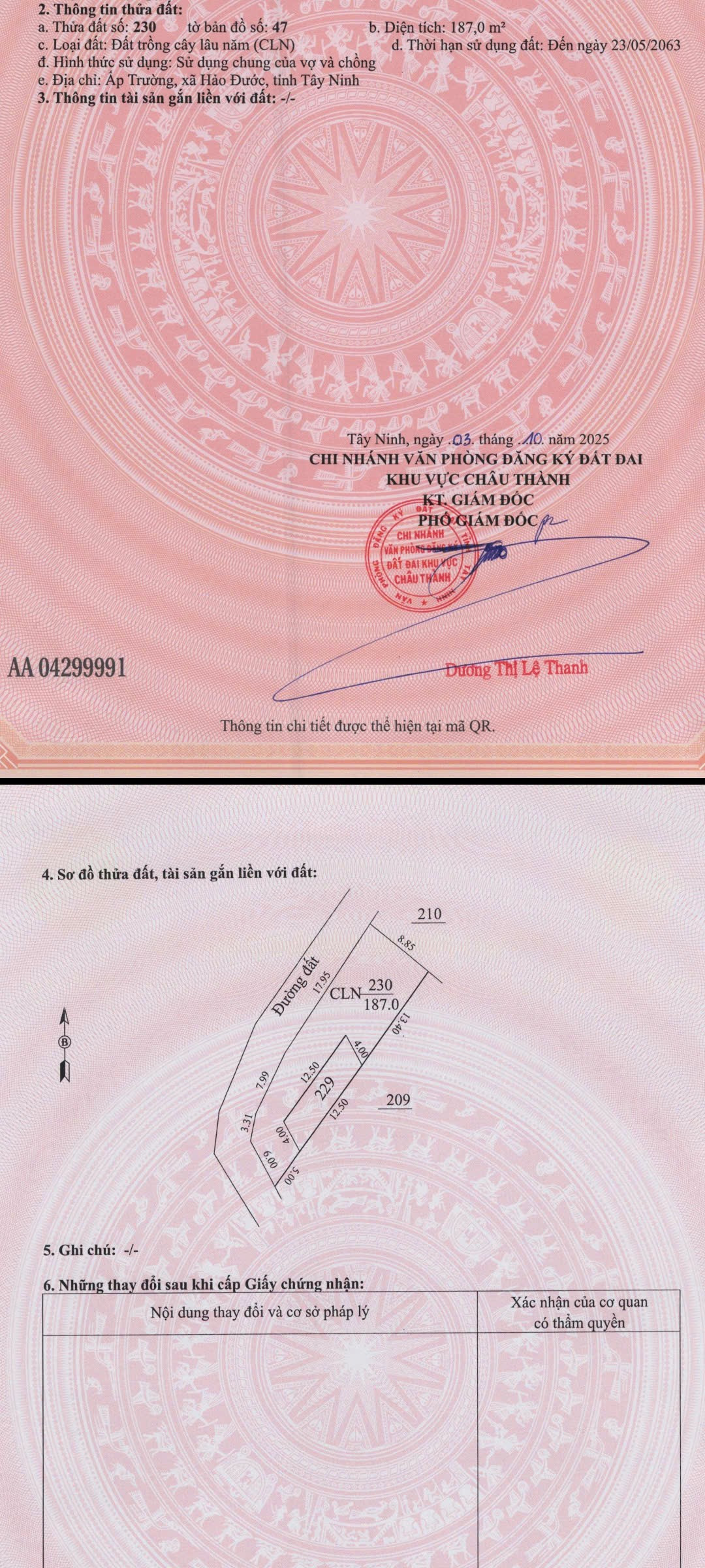 Đất Hảo Đước đường Kênh vượt sông Vàm Cỏ Đông