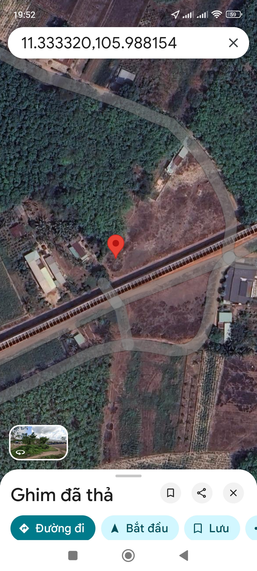 Đất Hảo Đước đường Kênh vượt sông Vàm Cỏ Đông