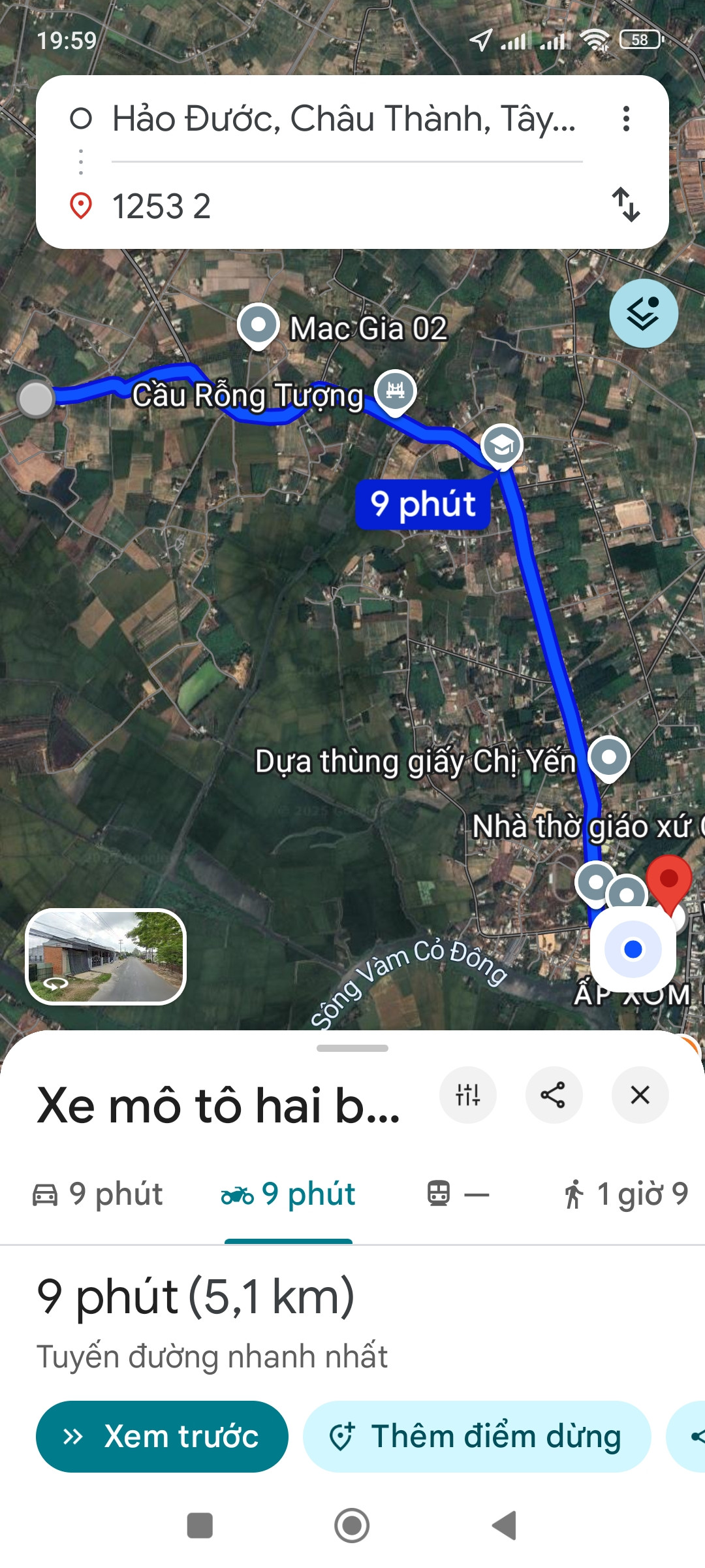 Đất Hảo Đước đường Kênh vượt sông Vàm Cỏ Đông