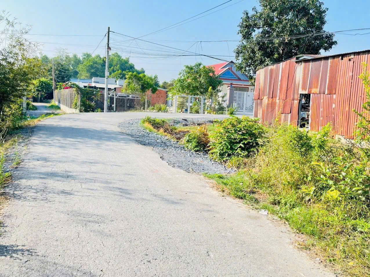 Lô đất tâm huyết góc 2 mặt tiền nhựa ở xã Phước Thạnh huyện Củ Chi