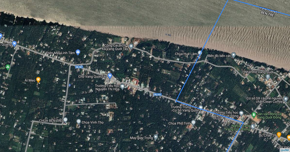 Tra cứu bảng giá nhà đất Xã Vang Quới Tây, Huyện Bình Đại tháng 06/2025 ...