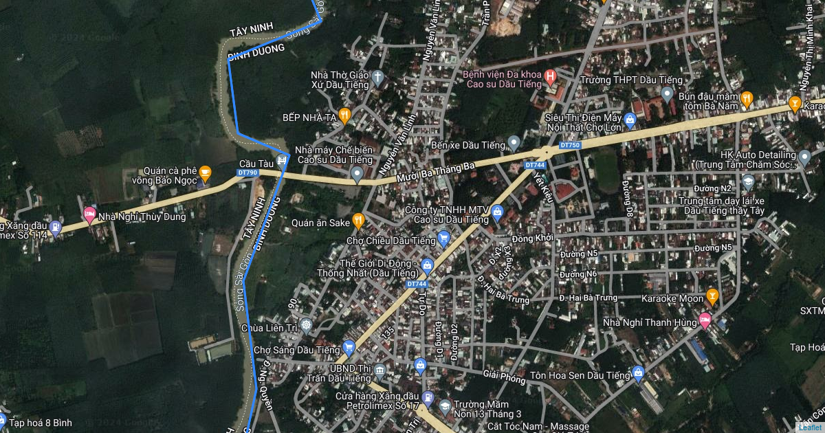 Tra cứu bảng giá nhà đất Thị trấn Dầu Tiếng, Huyện Dầu Tiếng tháng 08/ ...