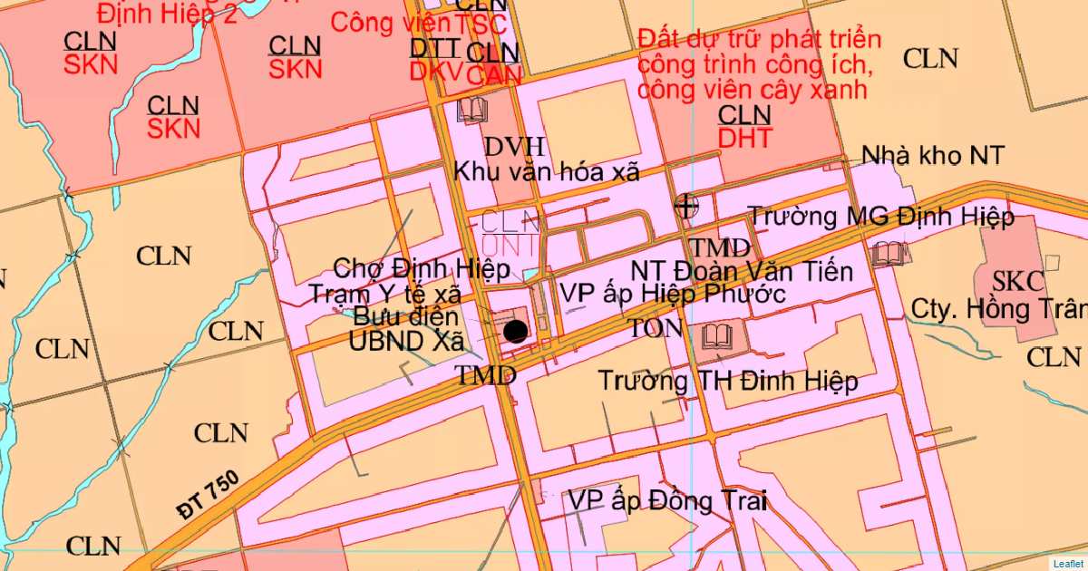 Tra cứu bảng giá nhà đất Xã Định Hiệp, Huyện Dầu Tiếng tháng 06/2025 ...