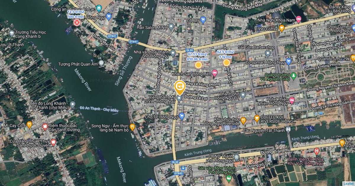 Tra cứu bảng giá nhà đất Đường Nguyễn Đức Cảnh, Thành phố Hồng Ngự ...