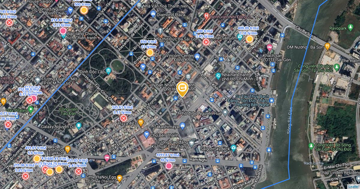 Tra cứu bảng giá nhà đất Đường Lý Văn Phức, Quận 1 tháng 06/2025, định ...