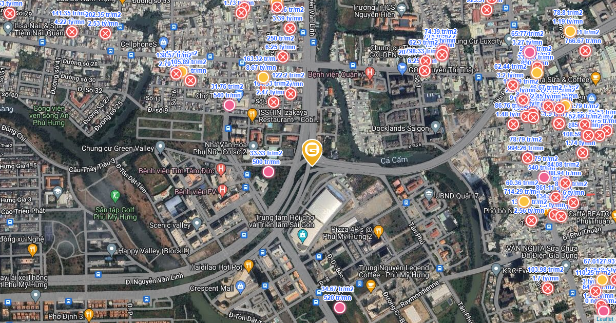 Tra cứu bảng giá nhà đất Quận 7, Thành phố Hồ Chí Minh (TP.HCM) tháng ...