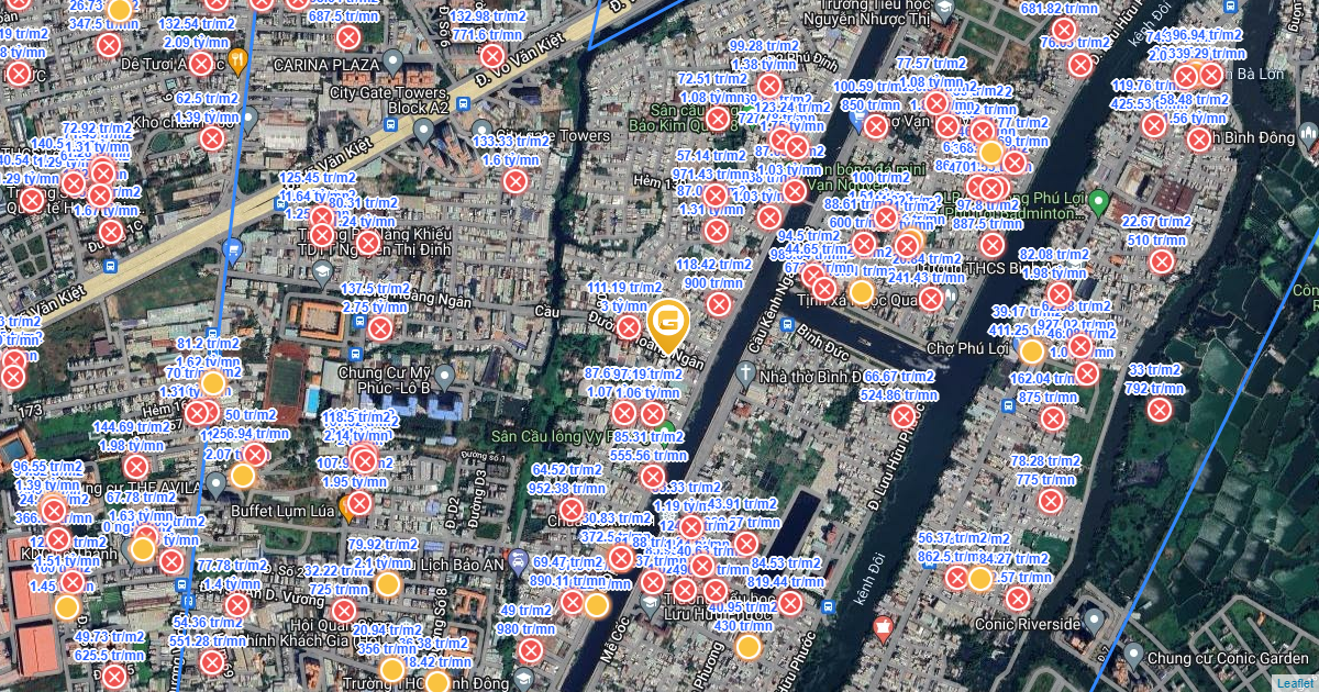Tra cứu bảng giá nhà đất Quận 8, Thành phố Hồ Chí Minh (TP.HCM) tháng ...