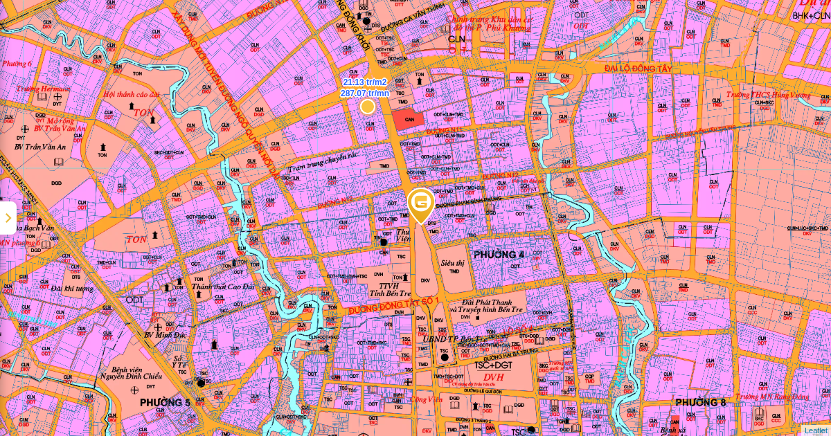 Bản đồ check quy hoạch Bến Tre, tra cứu thông tin quy hoạch online 2025 ...