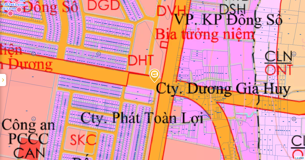 Bản đồ kế hoạch sử dụng đất Huyện Bàu Bàng Bình Dương. Tra cứu quy ...