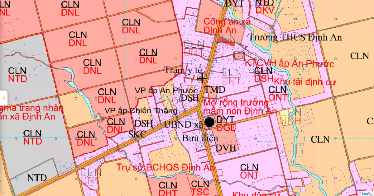 Bản đồ check quy hoạch Xã Định An, Huyện Dầu Tiếng, tra cứu thông tin ...