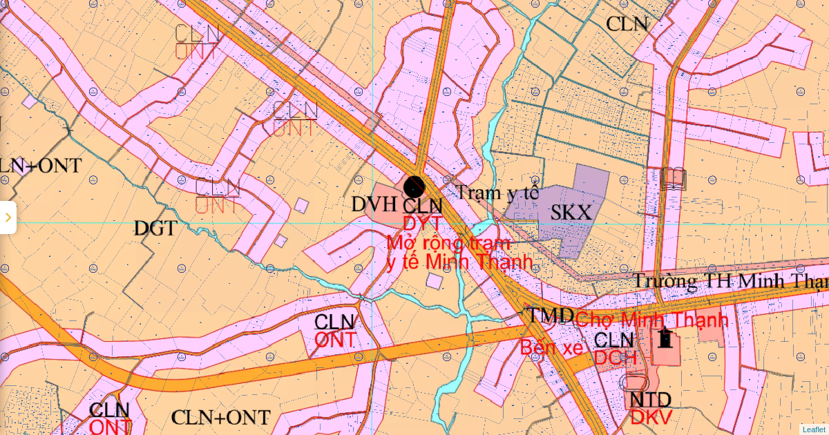 Bản đồ quy hoạch Xã Minh Thạnh, Huyện Dầu Tiếng, tra cứu thông tin quy ...