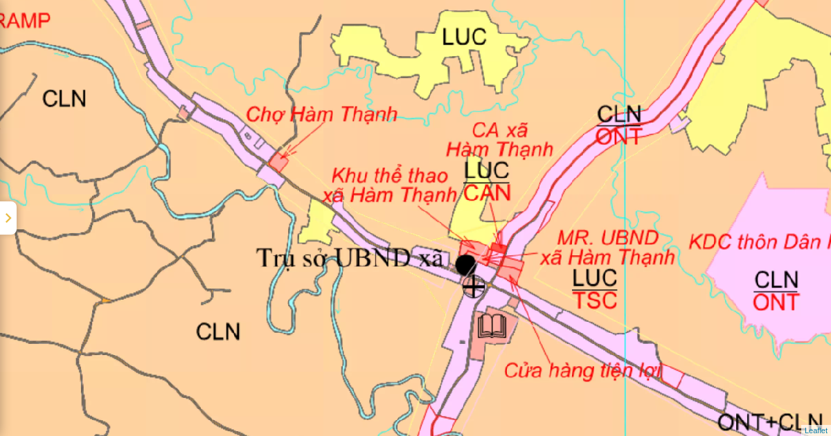 Bản đồ quy hoạch Xã Hàm Thạnh, Huyện Hàm Thuận Nam, tra cứu thông tin ...