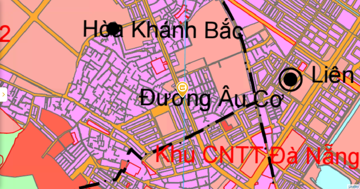 Bản đồ quy hoạch Đường Bùi Chát, Quận Liên Chiểu, tra cứu thông tin quy ...