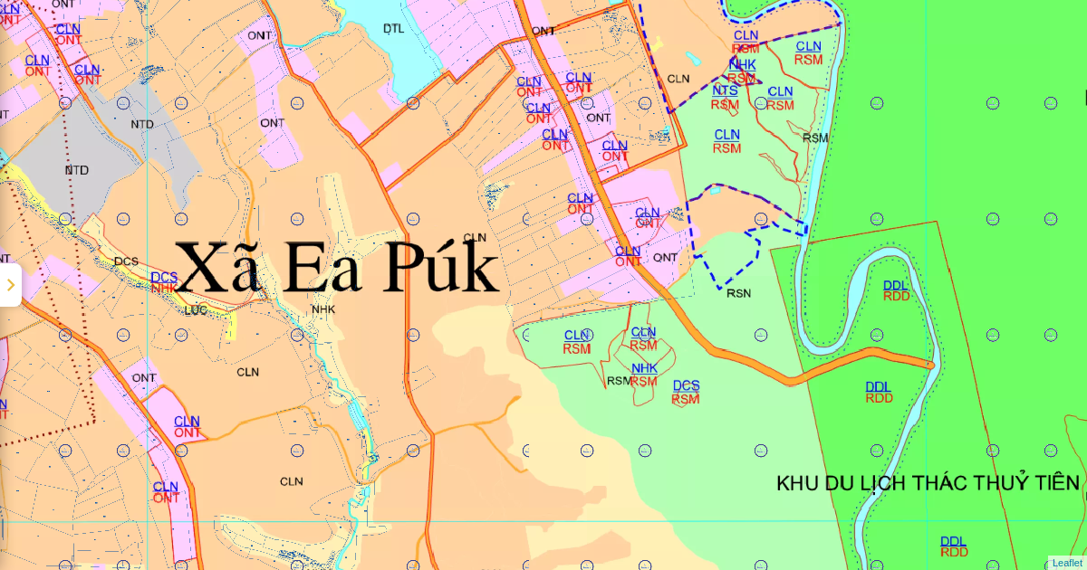Bản đồ quy hoạch Xã Ea Puk, Huyện Krông Năng, tra cứu thông tin quy ...