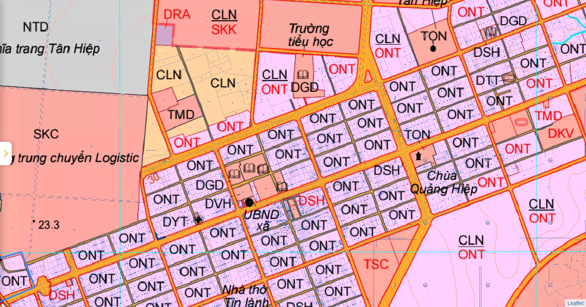 Bản đồ check quy hoạch Xã Tân Hiệp, Huyện Long Thành, tra cứu thông tin ...