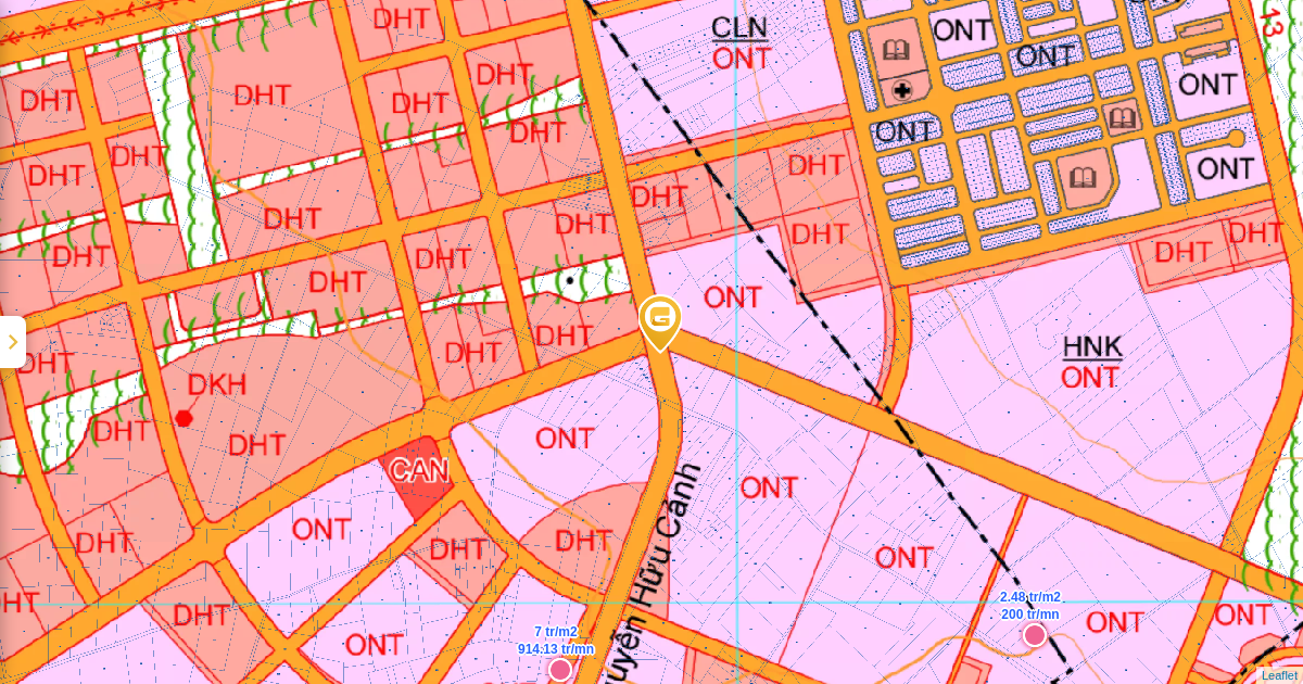 Bản đồ quy hoạch Đường Trần Phú (Nối Dài Đến Bot 319), Huyện Nhơn Trạch ...