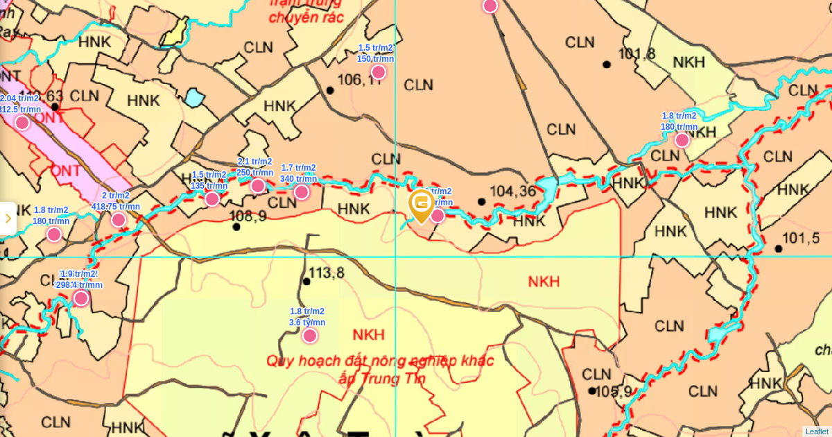 Bản đồ quy hoạch Đường Tỉnh lộ 766, Huyện Xuân Lộc, tra cứu thông tin ...
