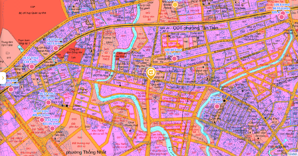 Bản đồ check quy hoạch Thành phố Biên Hòa, Đồng Nai, tra cứu thông tin ...