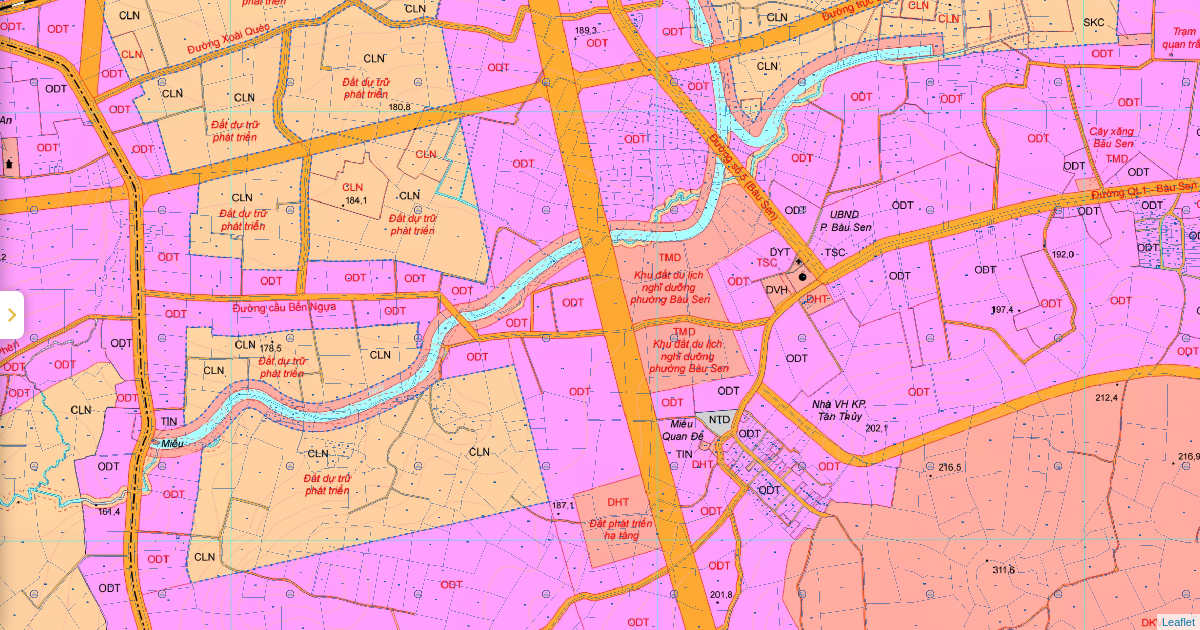 Bản đồ check quy hoạch Xã Bàu Sen, Thành phố Long Khánh, tra cứu thông tin quy hoạch online 2025 ...