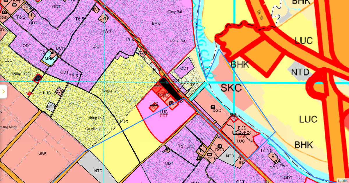 Bản đồ quy hoạch Thị trấn Quang Minh, Huyện Mê Linh, tra cứu thông tin quy hoạch 2025 đến 2030