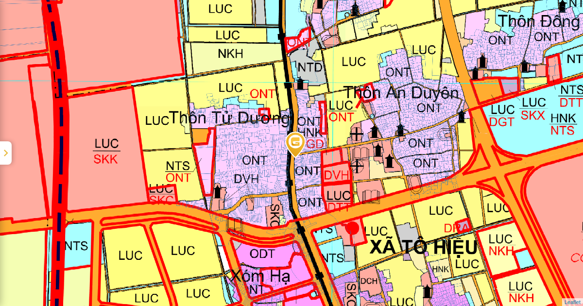 Bản đồ quy hoạch Đường Trần Trọng Liêu (Đường 427A Cũ) - Đường 427A ...