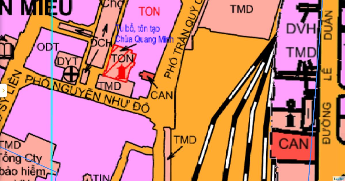 Bản đồ quy hoạch chung phân khu quy hoạch chi tiết xây dựng Phường Văn ...