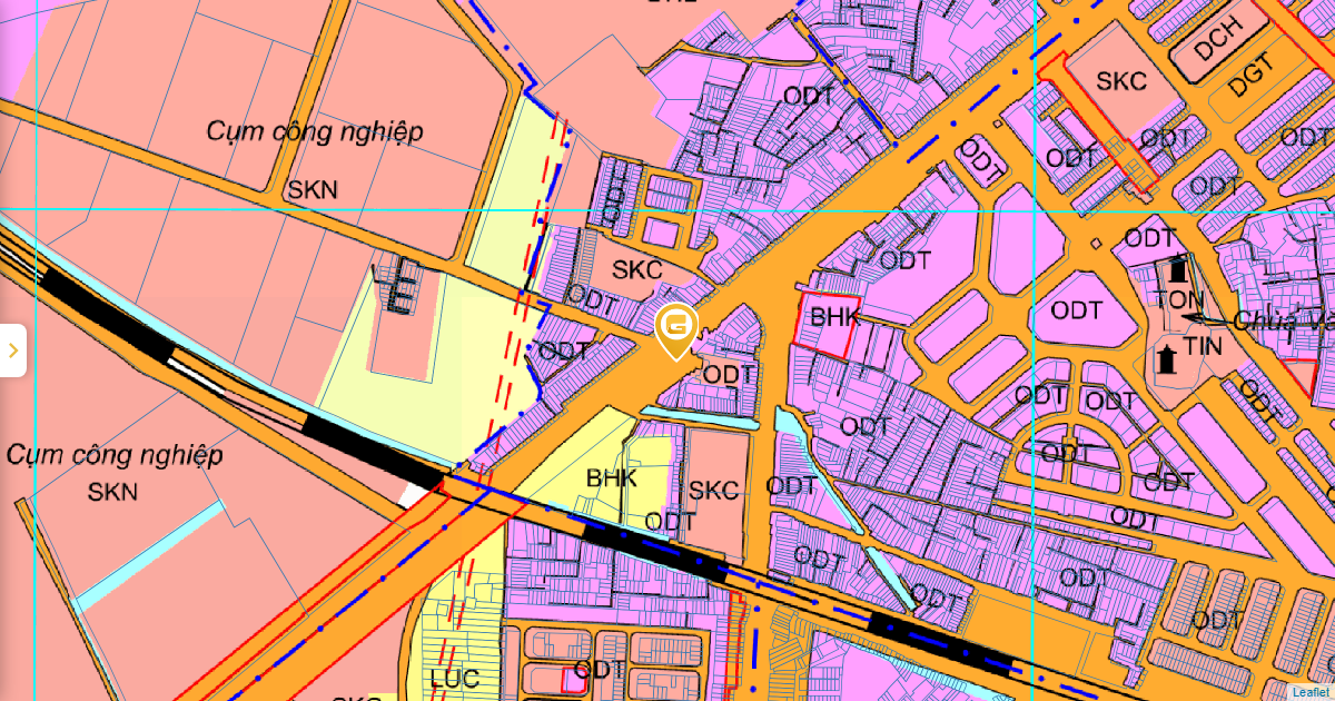 Bản đồ kế hoạch sử dụng đất Quận Hà Đông Hà Nội năm 2025, 2026