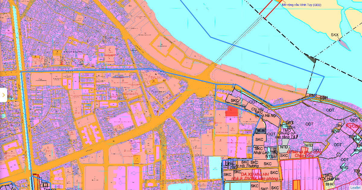Bản đồ check quy hoạch Phường Vĩnh Tuy, Quận Hai Bà Trưng, tra cứu ...