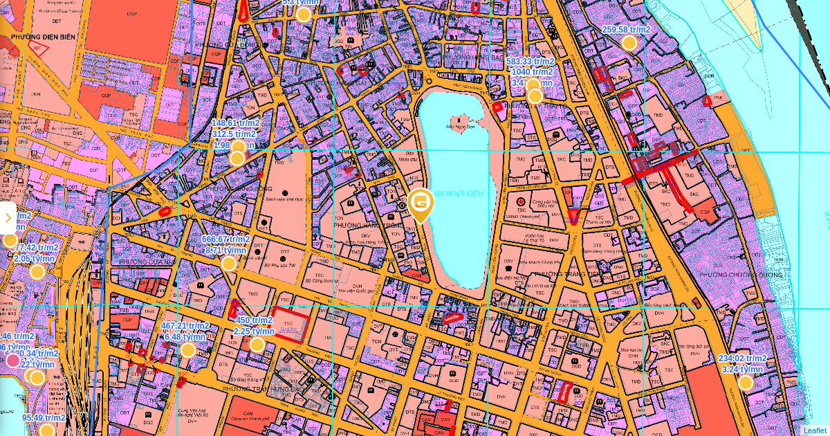 Bản đồ quy hoạch Đường Hàng Hành, Quận Hoàn Kiếm, tra cứu thông tin quy ...