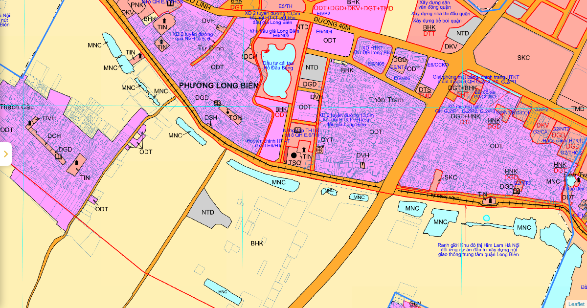 Bản đồ quy hoạch Phường Long Biên, Quận Long Biên, tra cứu thông tin ...