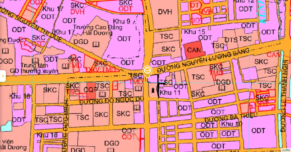 Bản đồ kế hoạch sử dụng đất Hải Dương năm 2025, 2026