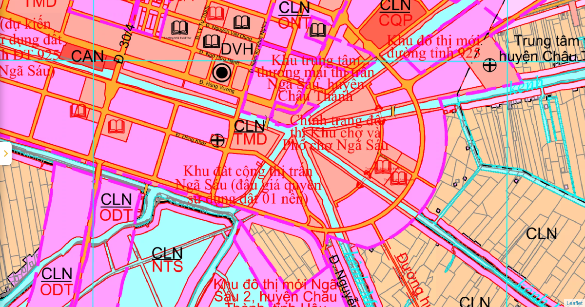 Bản đồ quy hoạch Thị trấn Thị Trấn Ngã Sáu, Huyện Châu Thành, tra cứu thông tin quy hoạch 2025 ...