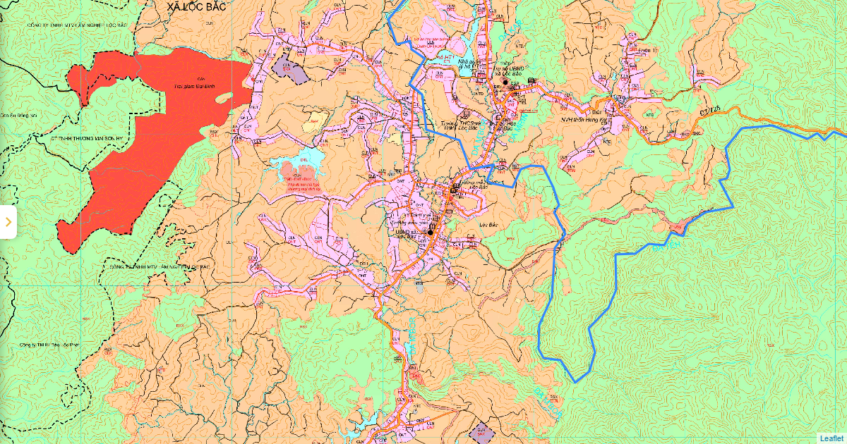 Bản đồ quy hoạch Xã Lộc Bắc Huyện Bảo Lâm năm 2025, 2026, 2030, 2035 ...