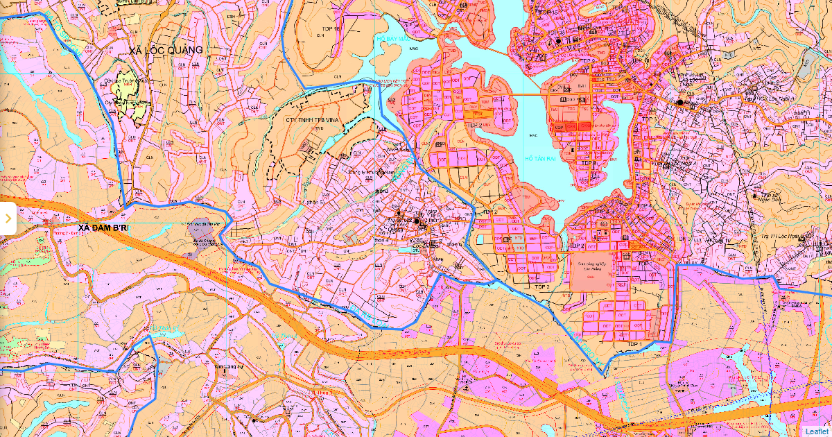 Bản đồ quy hoạch Xã Lộc Quảng Huyện Bảo Lâm năm 2025, 2026, 2030, 2035 ...
