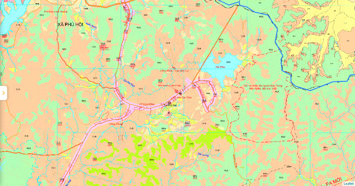 Bản đồ quy hoạch Xã Đa Quyn Huyện Đức Trọng năm 2025, 2026, 2030, 2035 ...