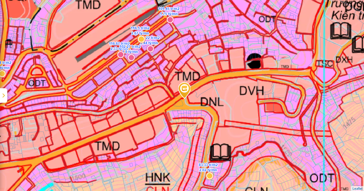 Bản đồ kế hoạch sử dụng đất Thành phố Đà Lạt Lâm Đồng năm 2025, 2026