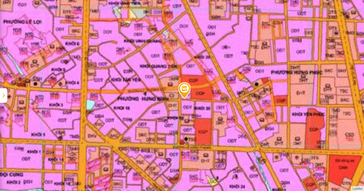 Bản đồ quy hoạch Đường Hà Huy Tập, Thành phố Vinh, tra cứu thông tin ...