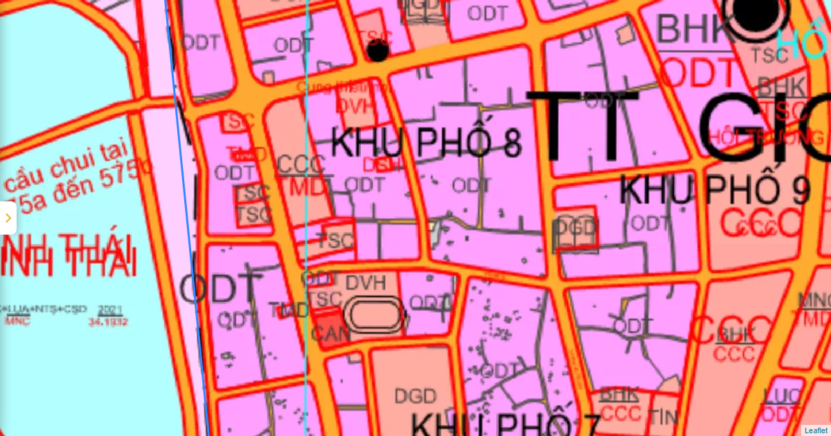 Bản đồ kế hoạch sử dụng đất Thị trấn Gio Linh Huyện Gio Linh năm 2025, 2026