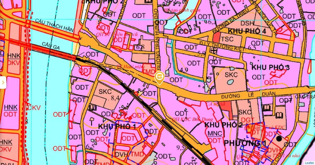 Bản đồ kế hoạch sử dụng đất Quảng Trị năm 2025, 2026